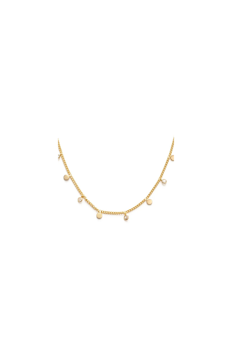 Crystal + Dot Necklace – SF Siren