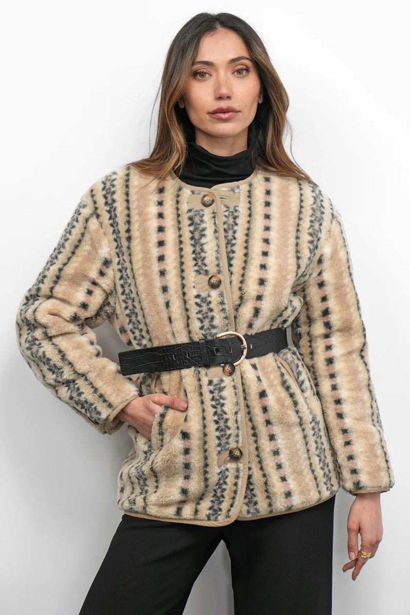 Toni Reversible Shearling Jacket – SF Siren