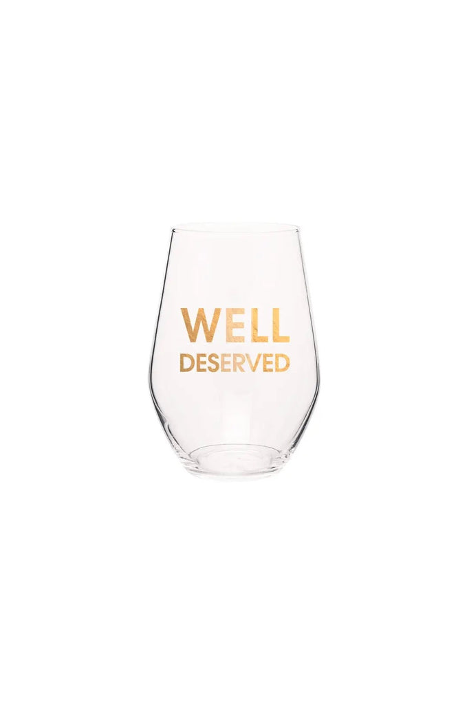 Well Deserved Wine Glass – SF Siren